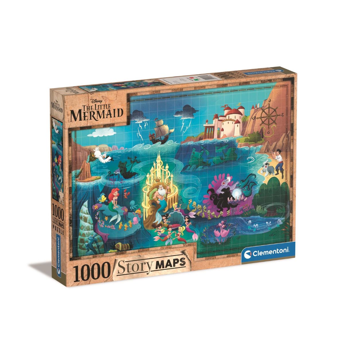Сложувалка, Story Maps, The Little Mermaid, 1000 парчиња | literatura.mk