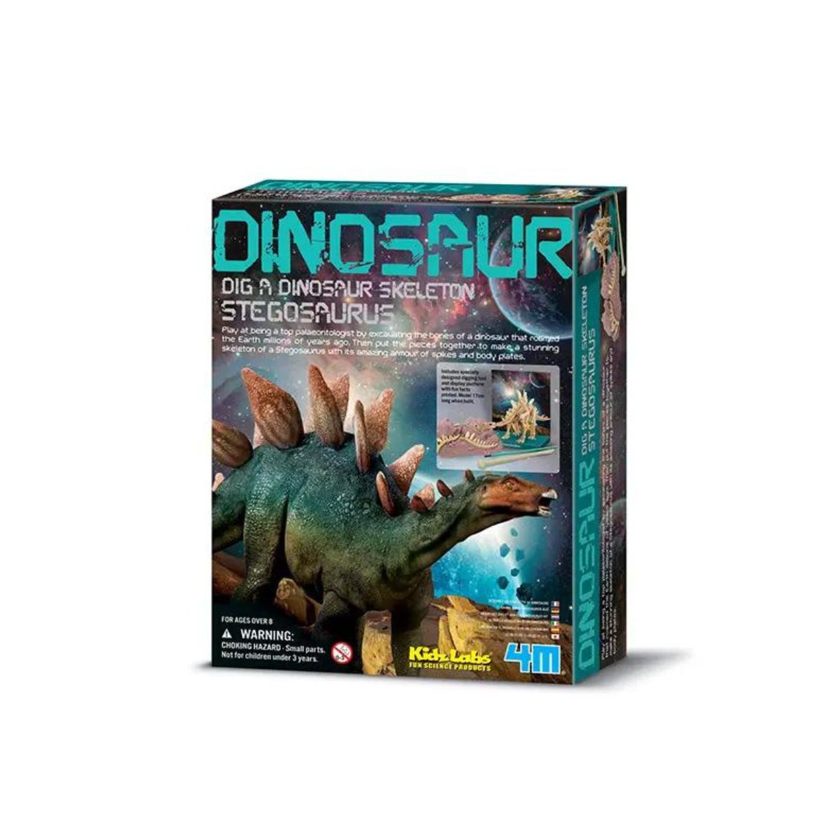 STEM сет, Kidz Labs, Dig a Dinosaur Skeleton - Stegosaurus | literatura.mk