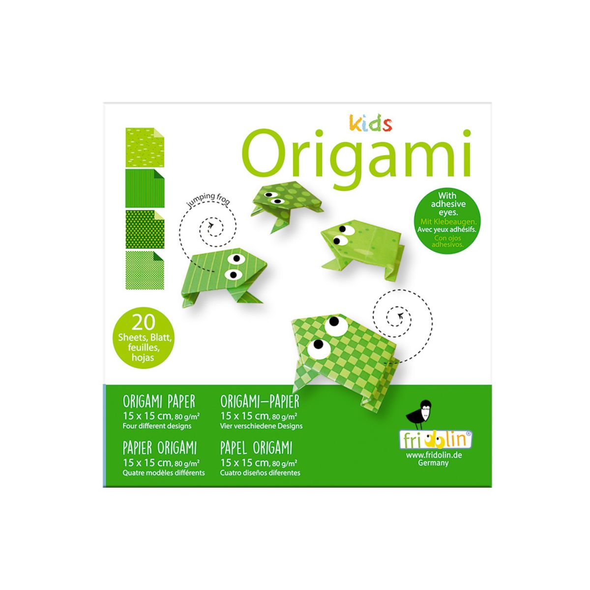 Детско оригами, Жаба | literatura.mk