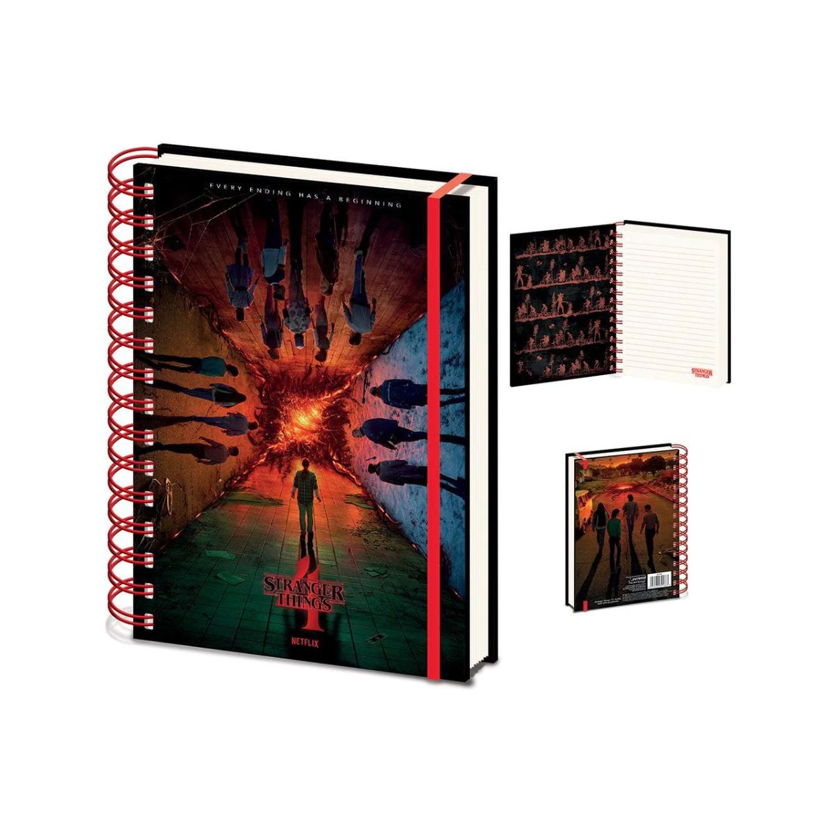 Нотес, Stranger Things - Every Ending Has a Beginning, A5 | literatura.mk