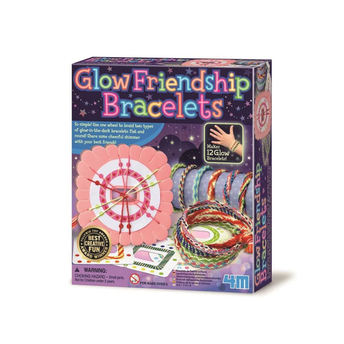 Сет за изработка, KidzMaker, Glow Friendship Bracelets | literatura.mk