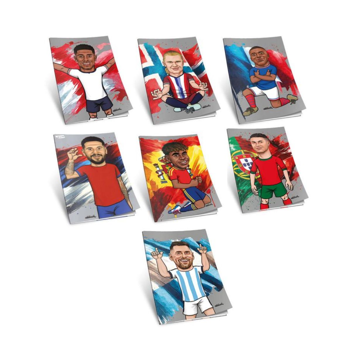 Тетратка, Lipa Mill, Football Icons, A4, линии | literatura.mk
