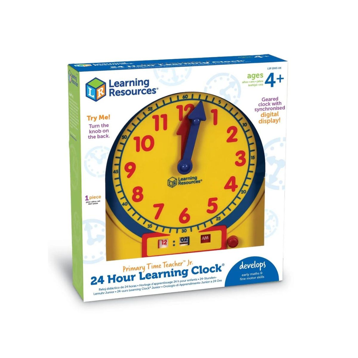 Едукативен часовник, Primary Time Teacher - 24 Hour Learning Clock ...
