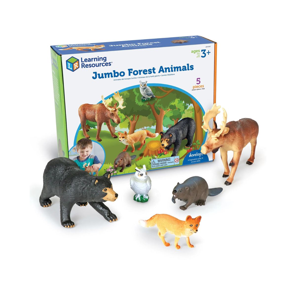 Сет фигури, Jumbo Forest Animals | literatura.mk