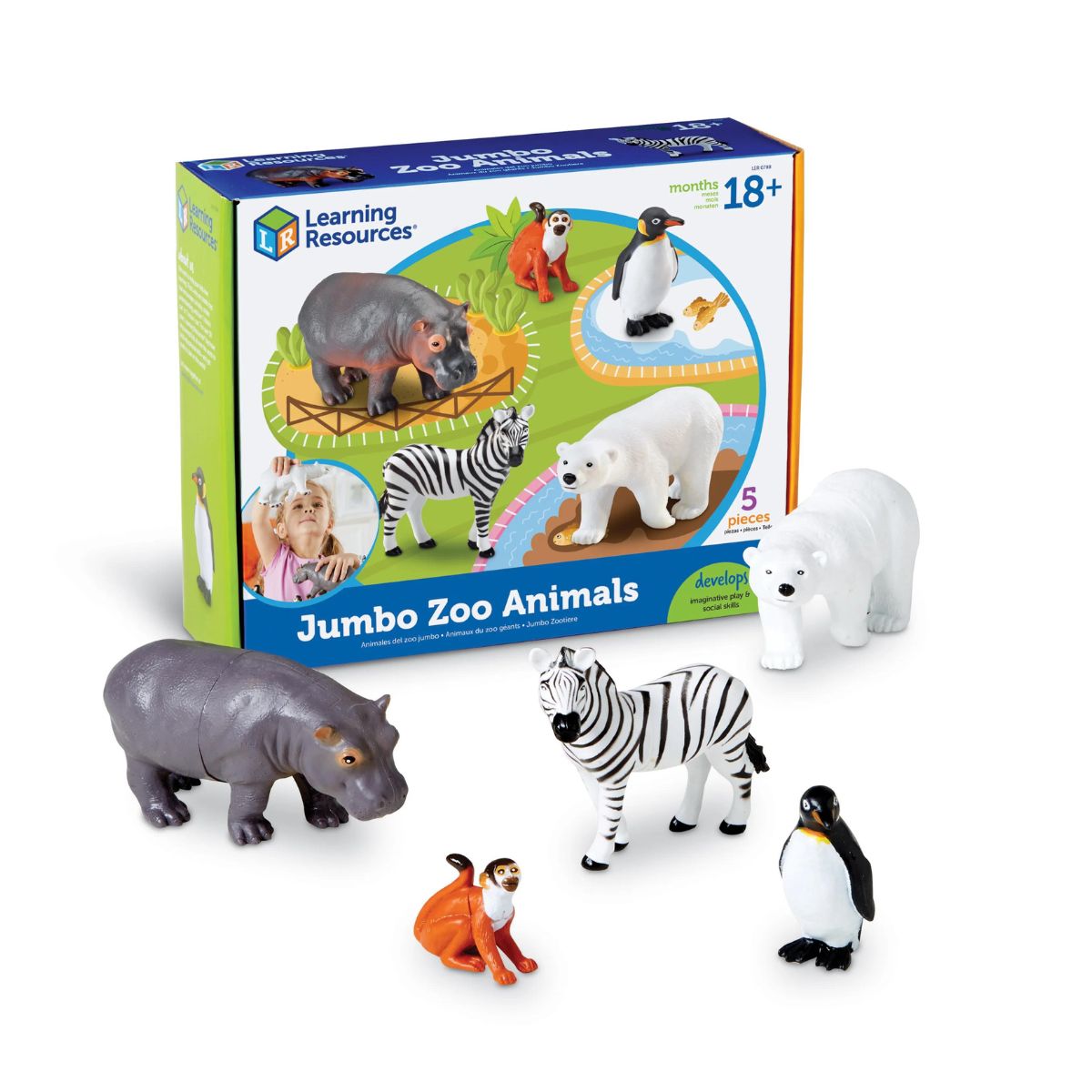 Сет фигури, Jumbo Zoo Animals | literatura.mk