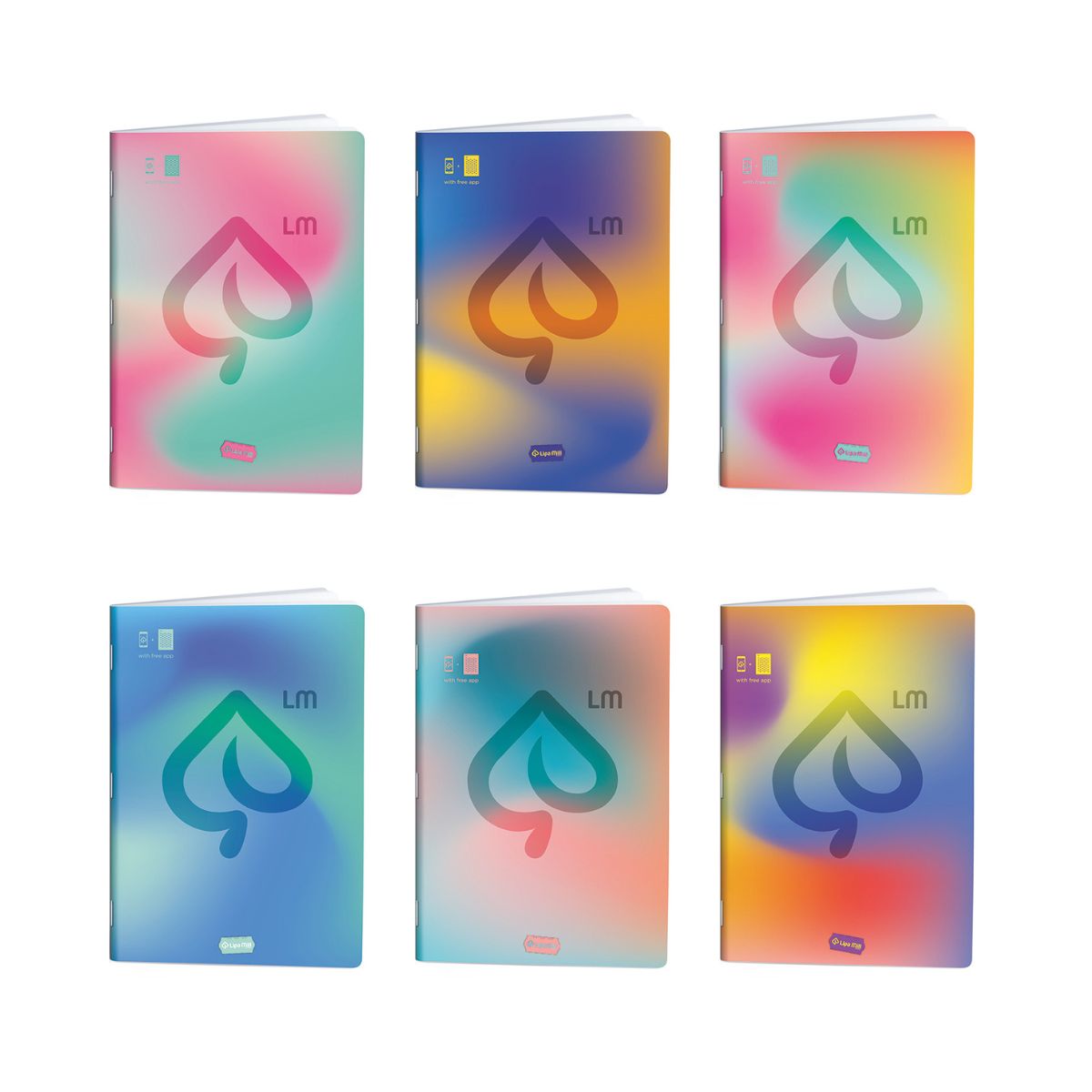 Тетратка, Lipa Mill, Premium - Pastel, A4, линии | literatura.mk