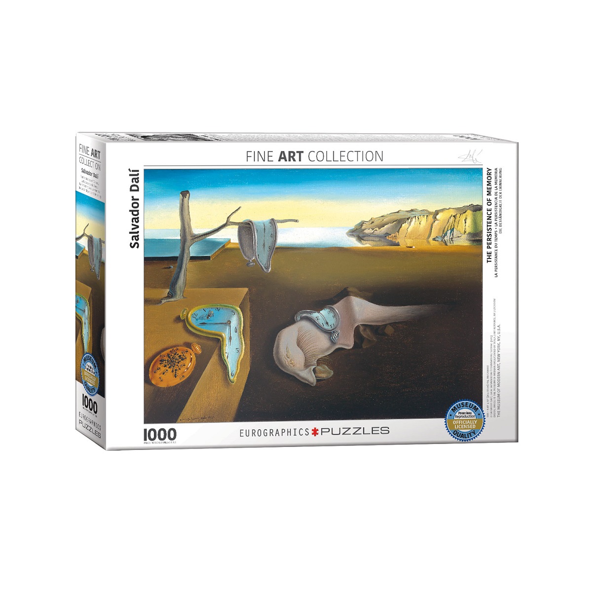 Сложувалка, The Persistence of Memory, Dali, 1000 парчиња | literatura.mk