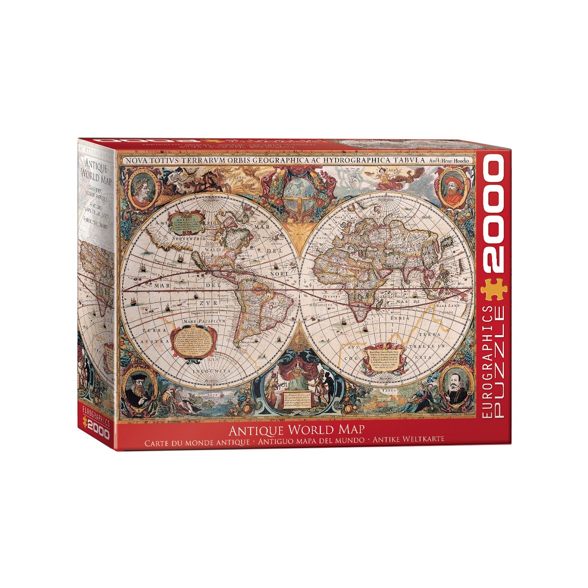 Сложувалка, Orbis Geographica World Map, 2000 парчиња | literatura.mk