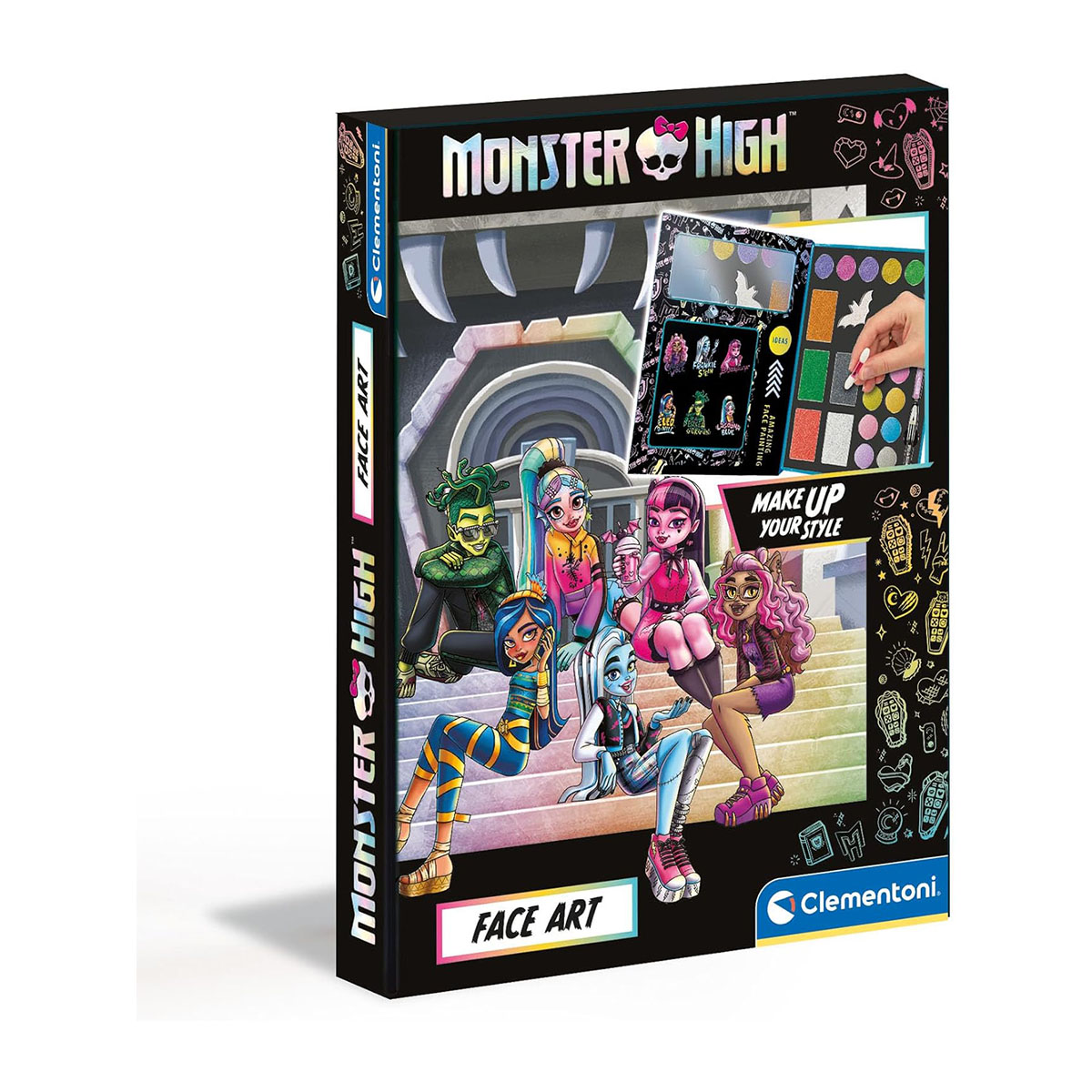 Детски сет за шминкање, Monster High - Face Art | literatura.mk
