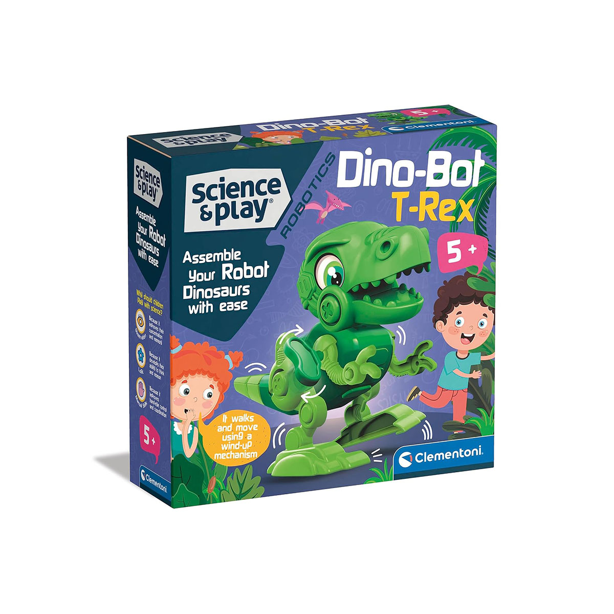 СТЕМ сет, Science&Play Robotics - Dino Bot: T-Rex | literatura.mk