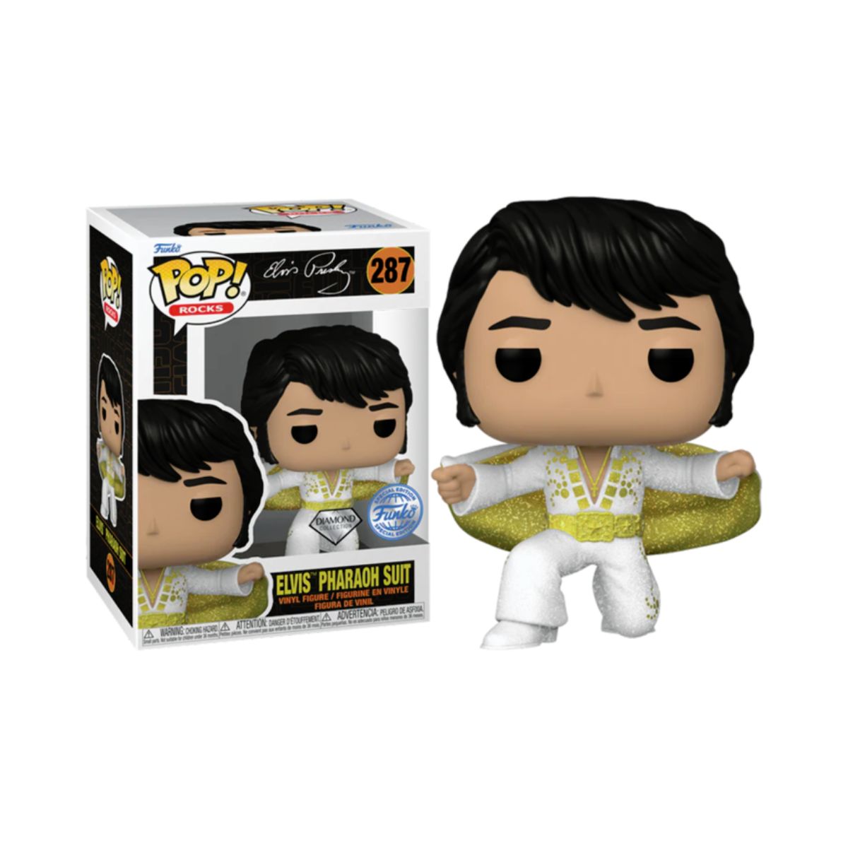 Фигура, Pop! Rocks, Elvis Presley in Pharaoh Suit (Diamond Collection ...