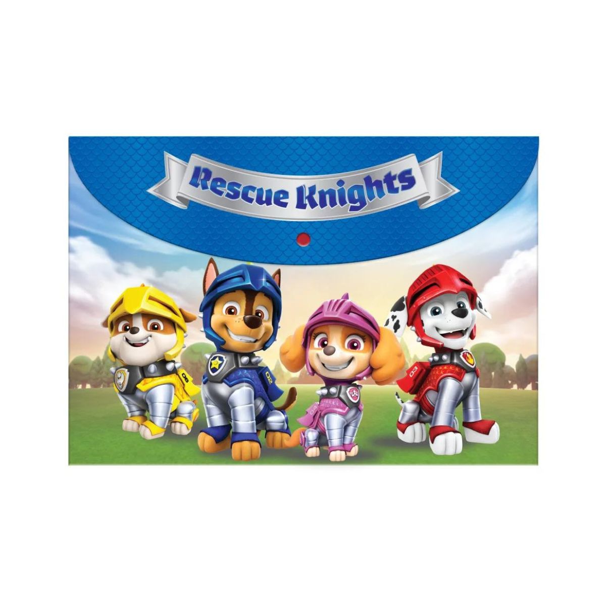 Папка со копче, Paw Patrol - Rescue Knights Are On a Roll, А4 ...