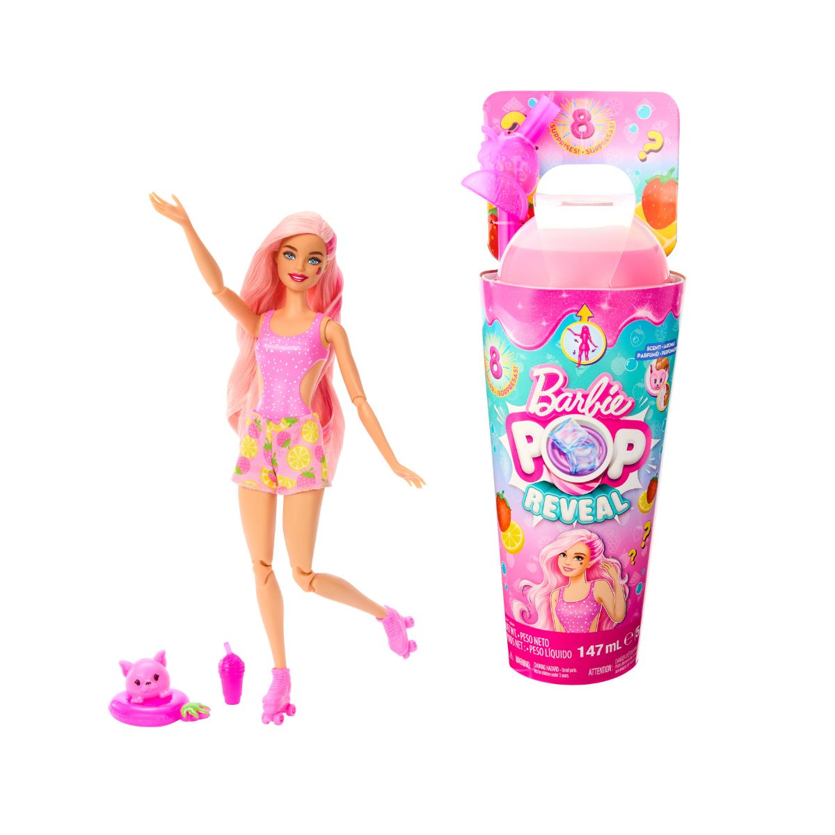 Барби кукла, Barbie: Pop Reveal - Fruit Series: Strawberry Lemonade ...