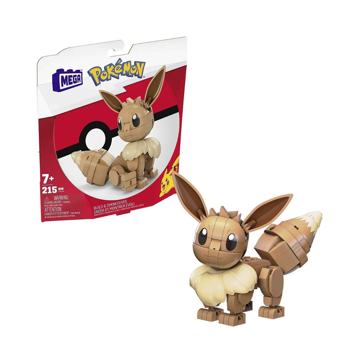 Сет коцки за градба, Pokemon Mega Construx - Eevee | literatura.mk