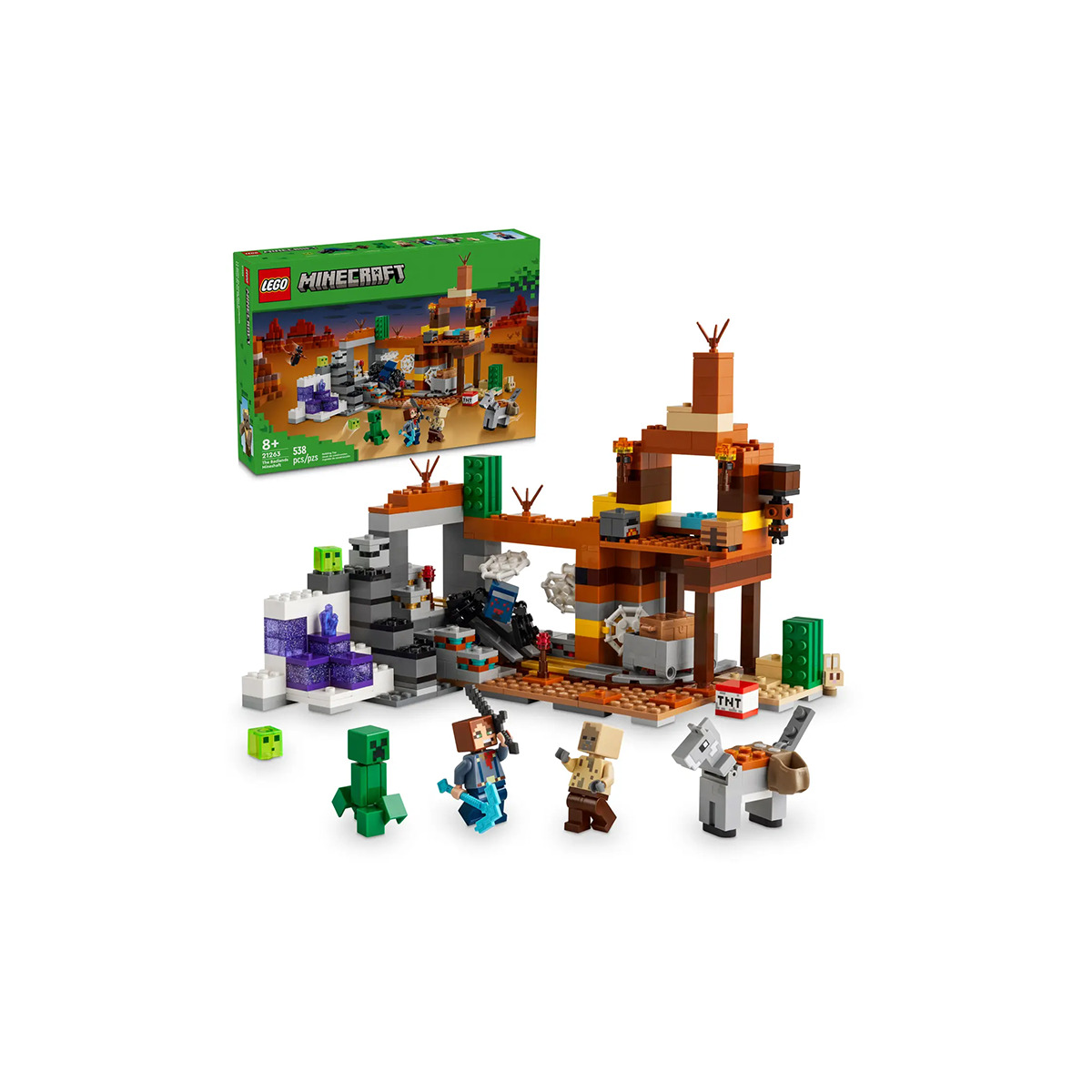 LEGO коцки, Minecraft, The Badlands Mineshaft | literatura.mk
