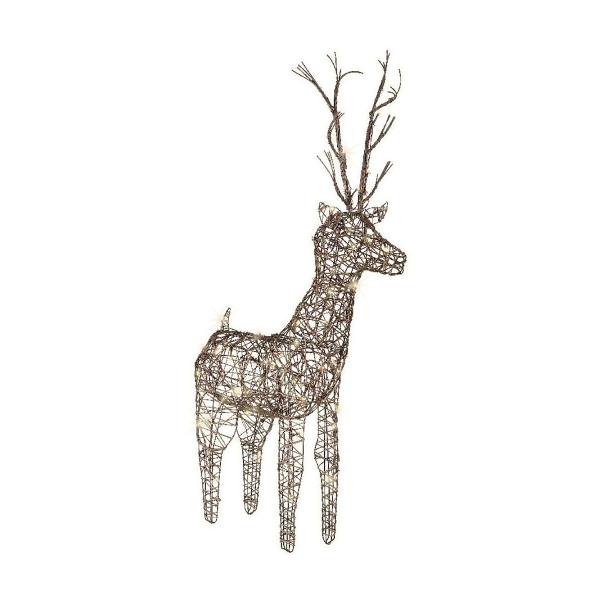 Декоративна фигура со LED светла, Deer, 69 cm | literatura.mk