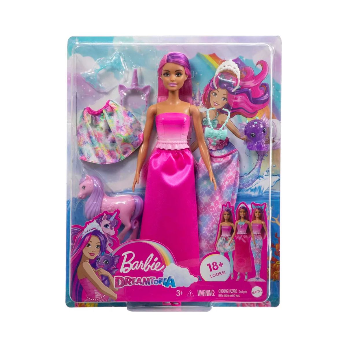 Кукла Barbie: Dreamtopia - Mermaid Dress Up | literatura.mk
