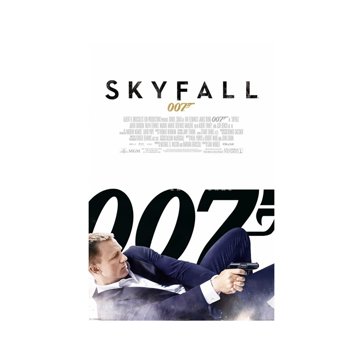 James Bond (Skyfall One Sheet - White) | literatura.mk