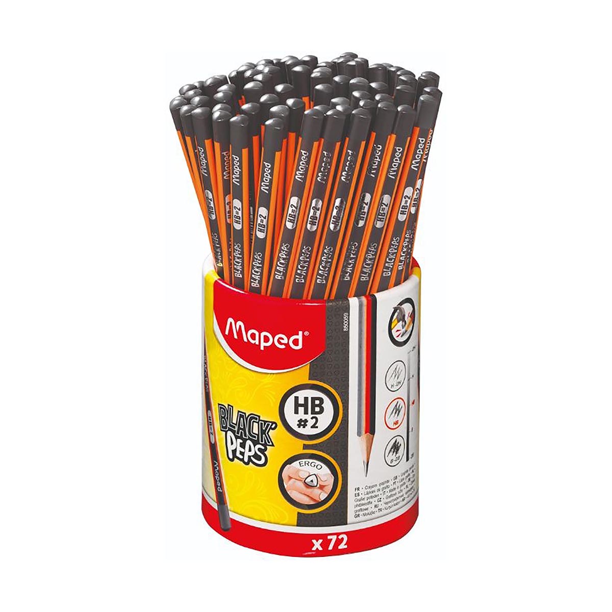 Молив, Maped, Black'Peps, HB2 | literatura.mk