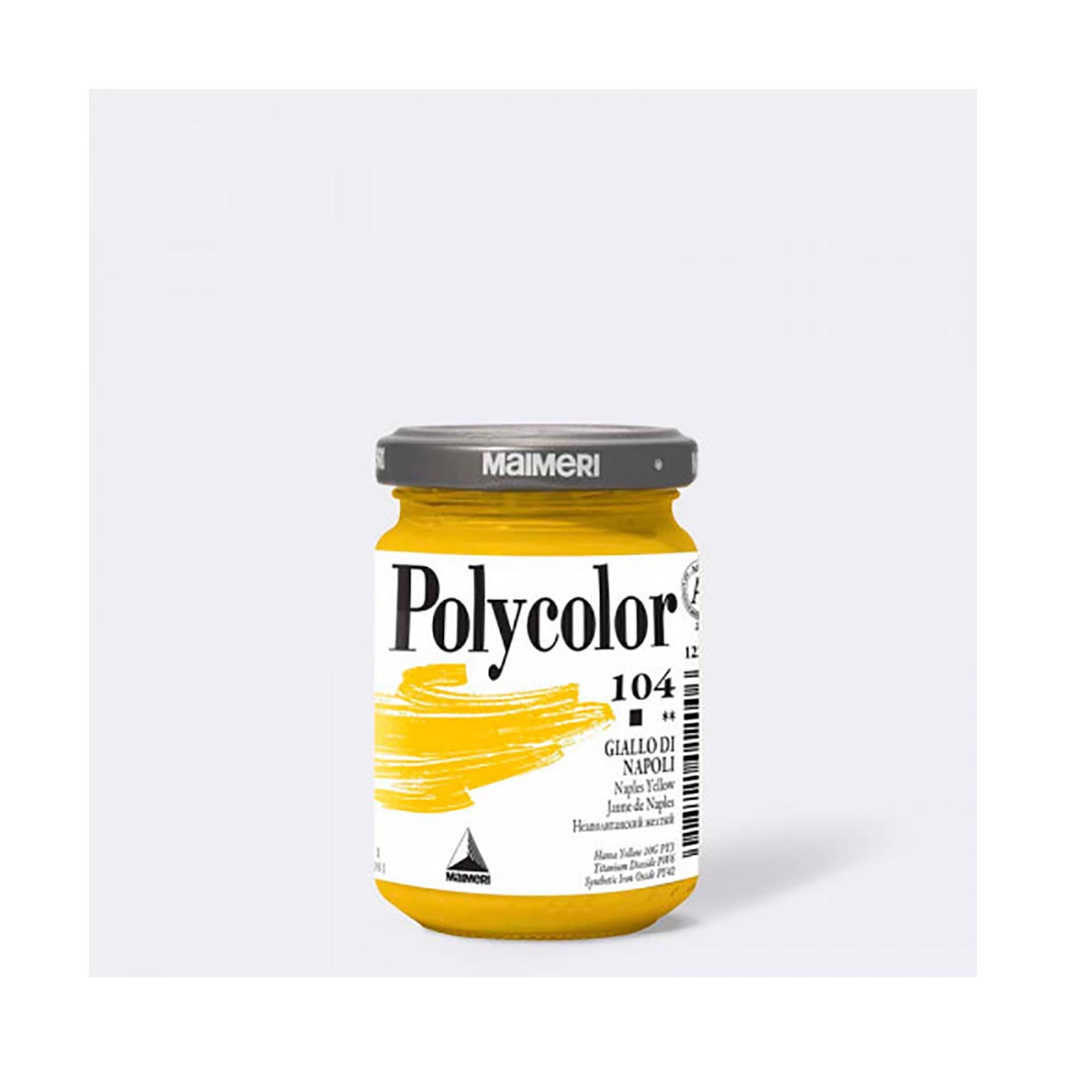 Акрилна боја, Maimeri, Acrylic Polycolor, 140 мл, Naples Yellow 104 ...