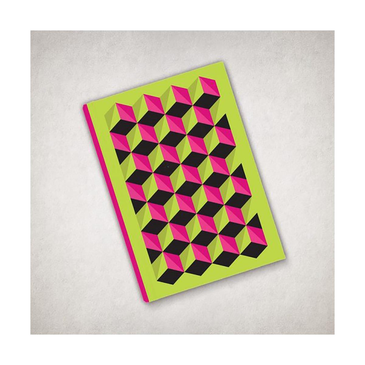 Тетратка, 3D, Green, A5, коцки | literatura.mk