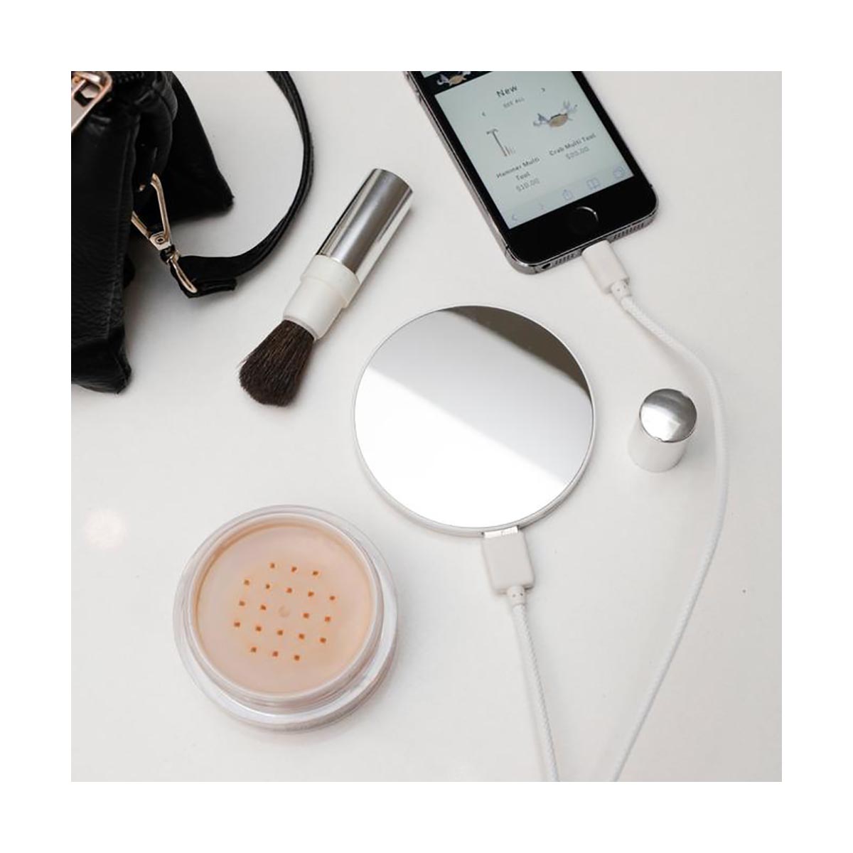 Преносен полнач, Mirror power bank, 2000 mAh | literatura.mk