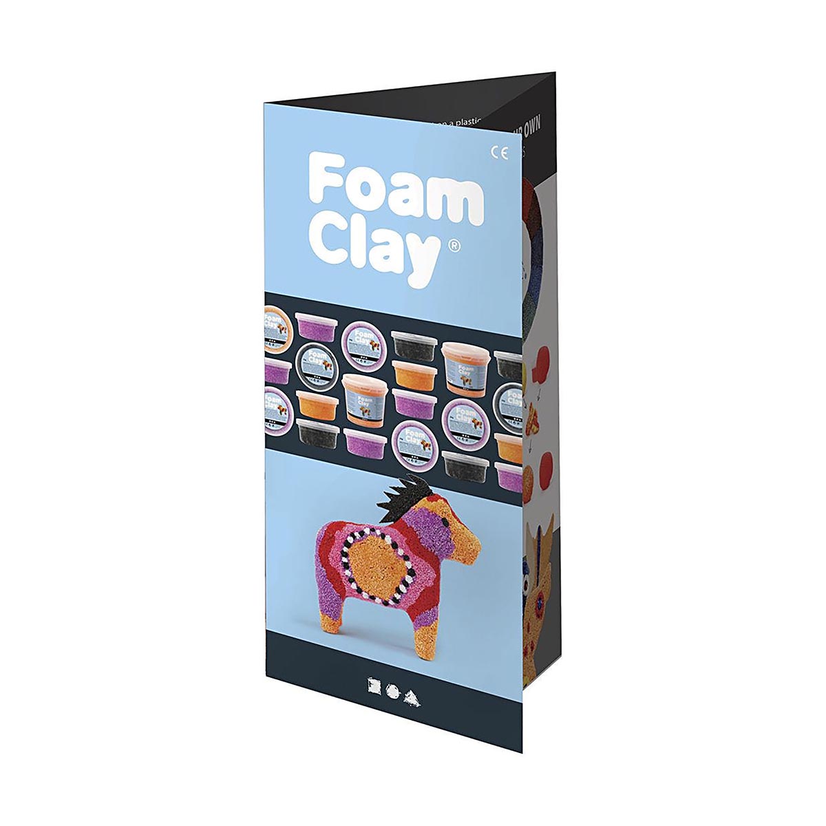 Флаер за реклама, Foam Clay Folder | literatura.mk