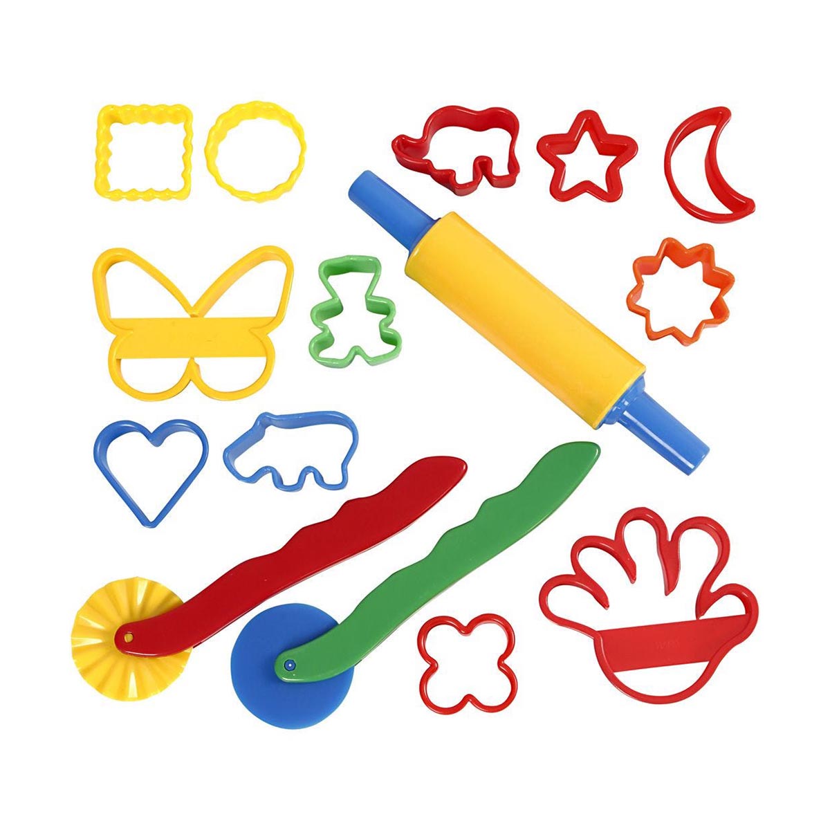 Сет алатки за изработка со глина, Cutters and tools, 15 парчиња ...