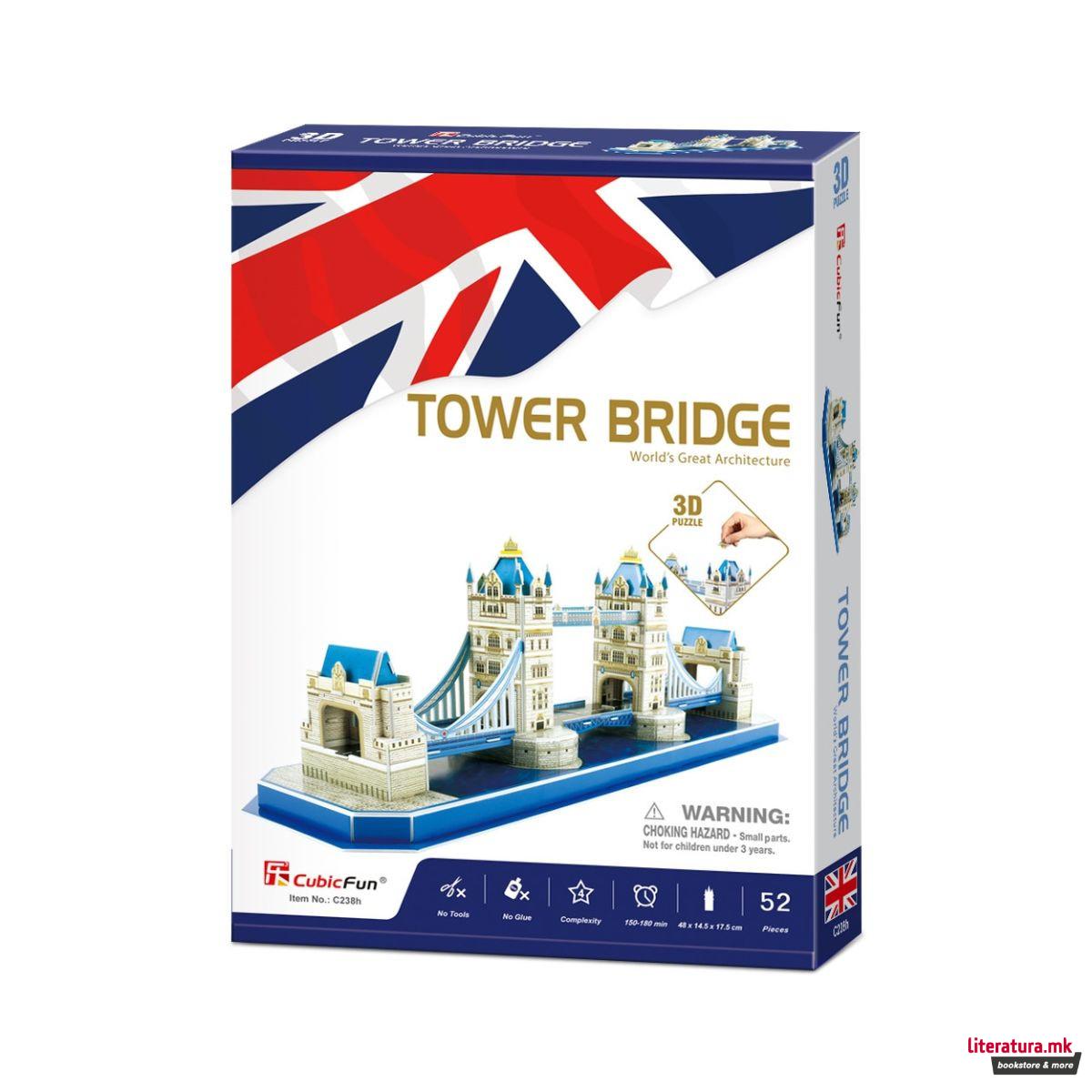 3D сложувалка, Cubic Fun, World's Great Architecture - Tower Bridge, 52 ...