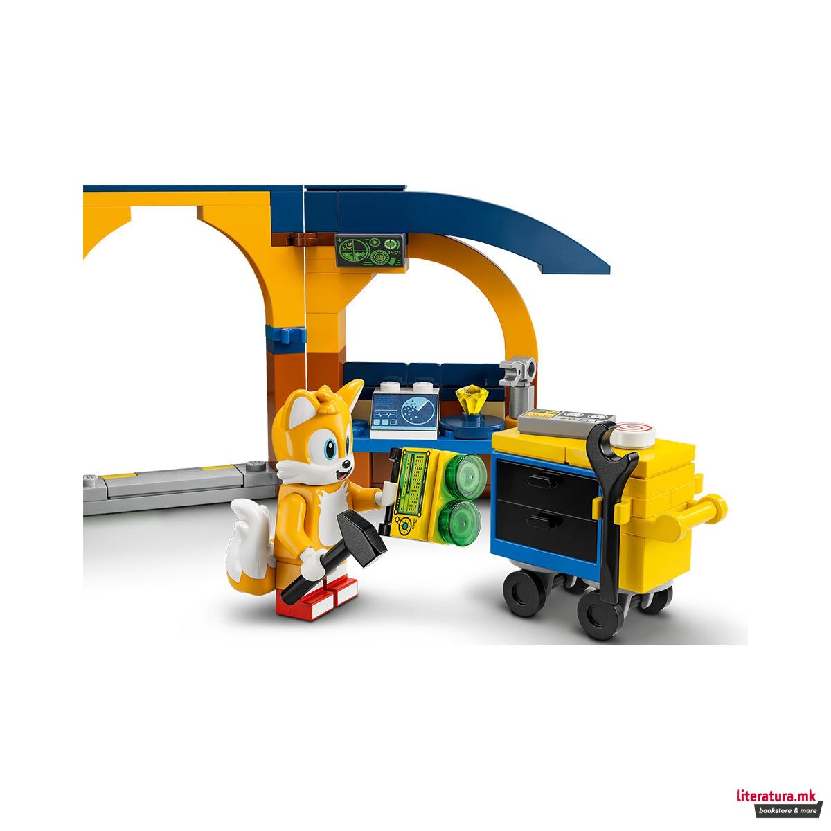 LEGO коцки, Sonic The Hedgehog, Tails' Workshop and Tornado Plane ...